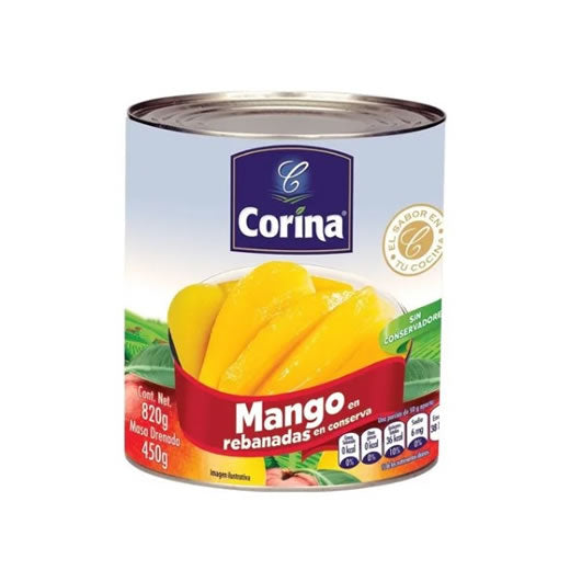 Mango en Rebanadas Corina 800g